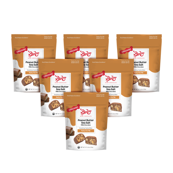 Milk Chocolate + Crunchy Peanut Butter Candy Bites | Nutty For Me Bite ...